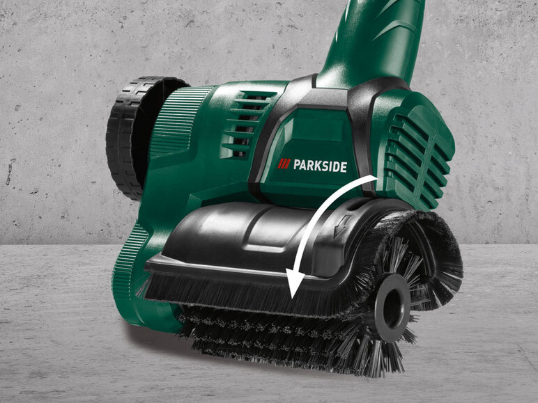 PARKSIDE 2-in-1 Electric 500W Patio Driveway Cleaning Brush Weed ...