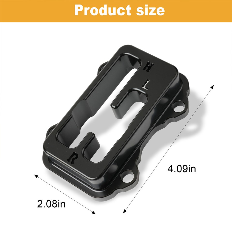 Shifter Gate for Kawasaki KRX 1000/KRX 1000-4, Black Anodized Shift ...