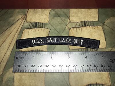 US Navy USS Salt Lake City Submarine Embroidered Shoulder Patch ...