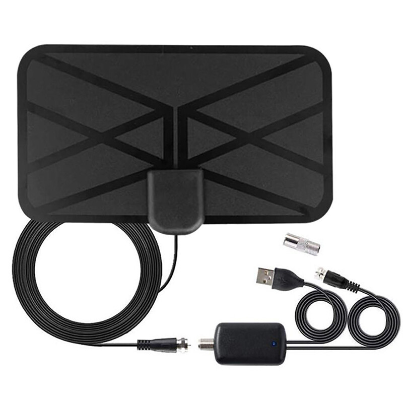 Digital TV Antenna Indoor HDTV Amplified Signal Booster Receiver 4K HD ...