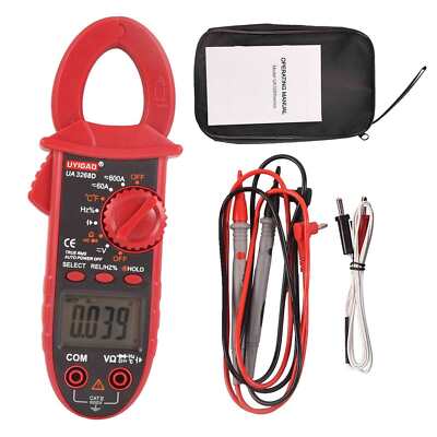 Digital Clamp Meter TRMS 6000 Counts, Clamp Multimeter AC/DC Voltage ...