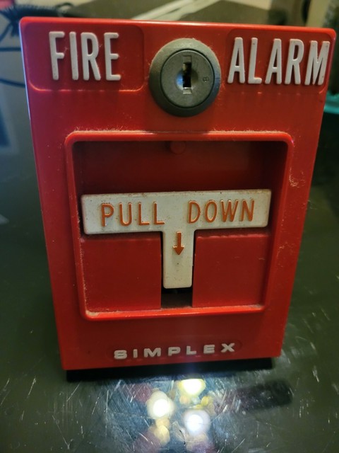 Simplex 4251-20 NONCODED Nonaddressable Fire Alarm Manual Pull Station ...