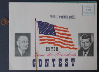 1960s Era John F Kennedy Lyndon B Johnson Home Improvement Co.Brochure ...