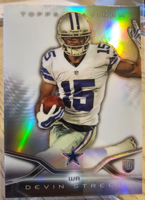 2014 Topps Platinum Devin Street RC #134 Dallas Cowboys | eBay