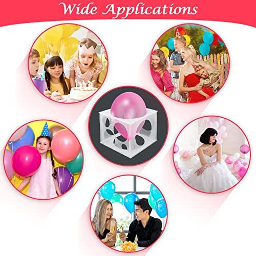 11 Holes Balloon Sizer Cube Box Collapsible Measurement Tool for ...