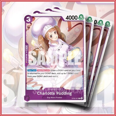ONE PIECE TCG: Charlotte Pudding OP08-067 x4 | Rare Two Legends | eBay