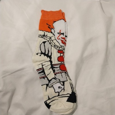 IT Pennywise horror movie, it clown, Stephen King, 1PR, 360 socks 1 ...