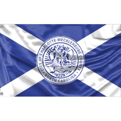 Charlotte Flag, North Carolina USA | Unique Design, 3x5Ft/90x150cm | eBay