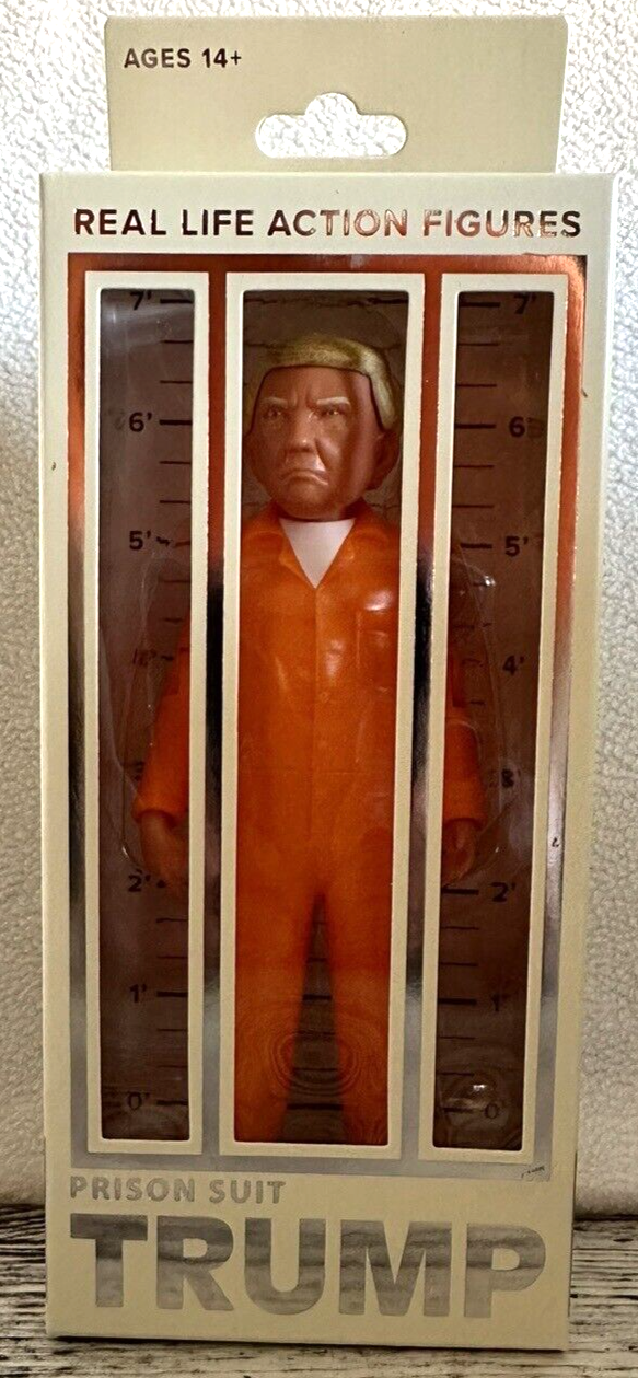 Inmate Prison Donald Convicted Felon Trump Lock Him Up Action Figure ...