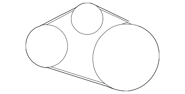 Genuine Honda Serpentine Drive Belt 38920-P2A-013 | eBay