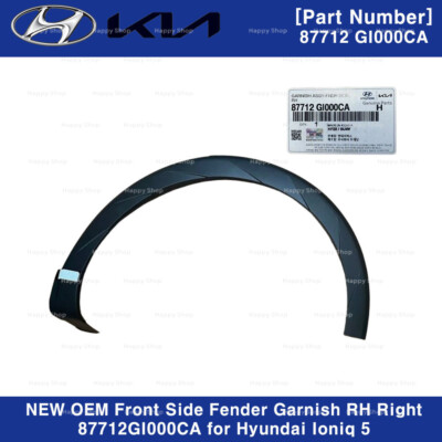 NEW OEM Front Side Fender Garnish RH Right 87712GI000CA for Hyundai ...