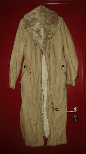 CREENSTONE BEIGE LONG COAT COLLARED *EU42*UK14*US10 | eBay