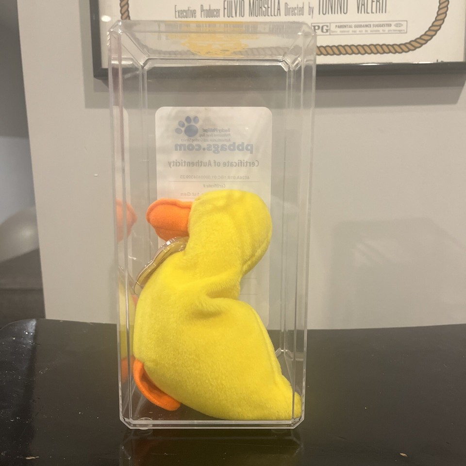 Ty Beanie Babies 1st Gen Quackers Without Wings Wingless China ...