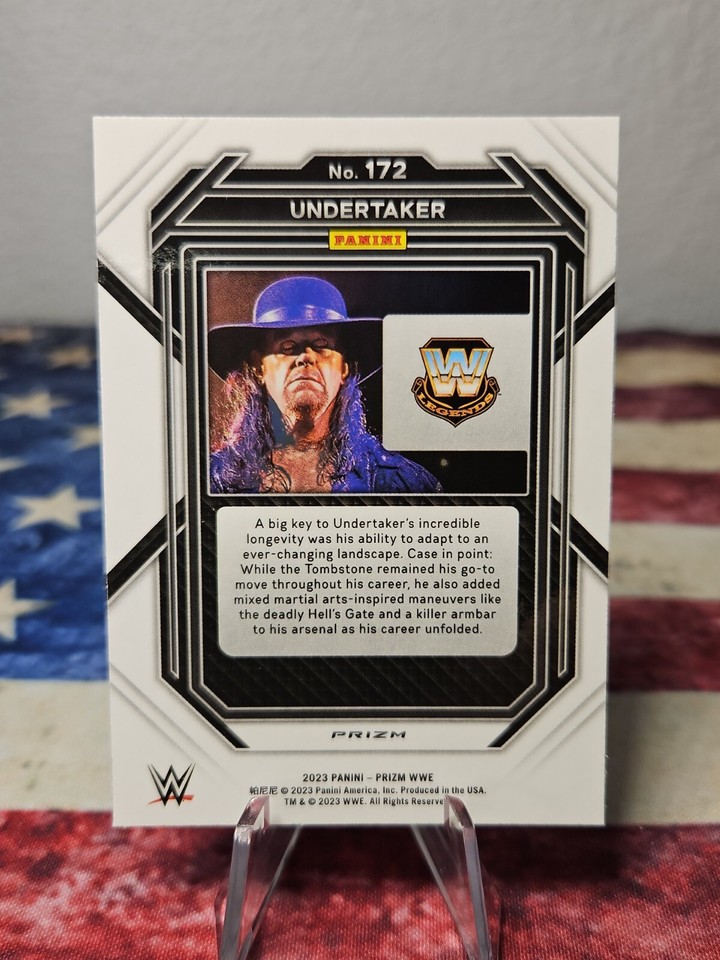 WWE Prizm #172 Undertaker Silver Prizm 2023 Panini Wrestling | eBay