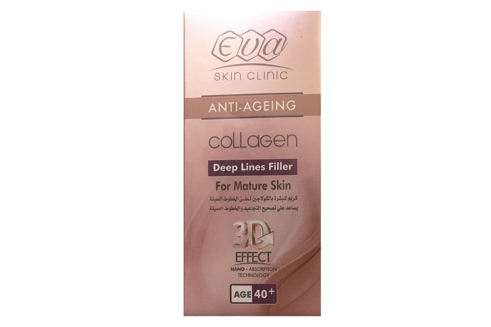 50ml, Eva Collagen Anti-Ageing DEEP LINES FILLER Cream 3D Effect Age 40 ...