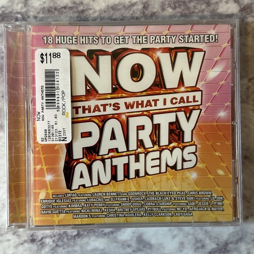 Now That's What I Call Party Anthems by Various Artists (CD, Aug-2012 ...
