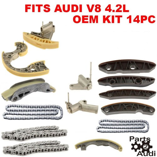 Engine Timing Chain kit Guide Tensioners set 4.2 Audi A6 Quattro ...