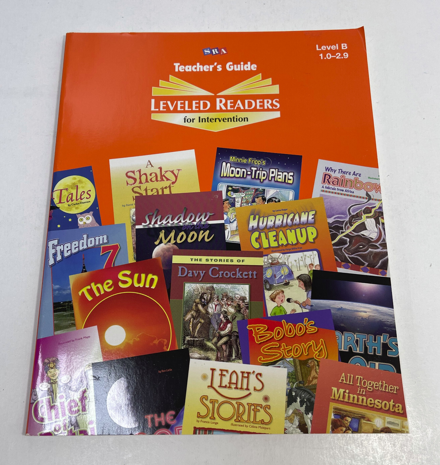 SRA LEVELED READERS FOR INTERVENTION - Teacher's Guide - Level B 1.0-2. ...