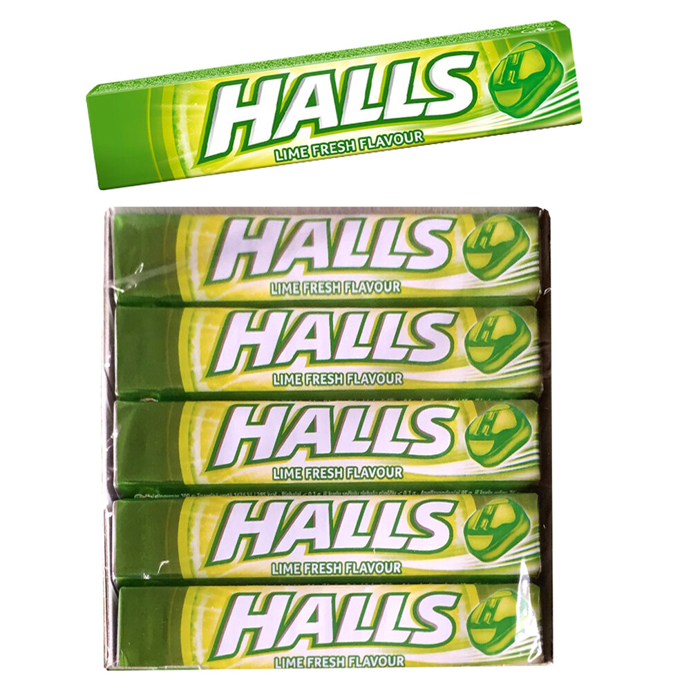 HALLS SWEETS CHERRY MENTHOL, HONEY - LEMON, COOLWAVE, MILD SPEARMINT ...