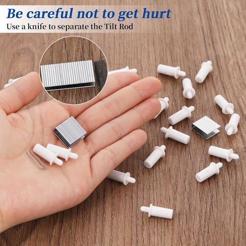 40 Pieces Plantation Shutter Repair Tool Set 20 Pcs Louvers Staples and ...