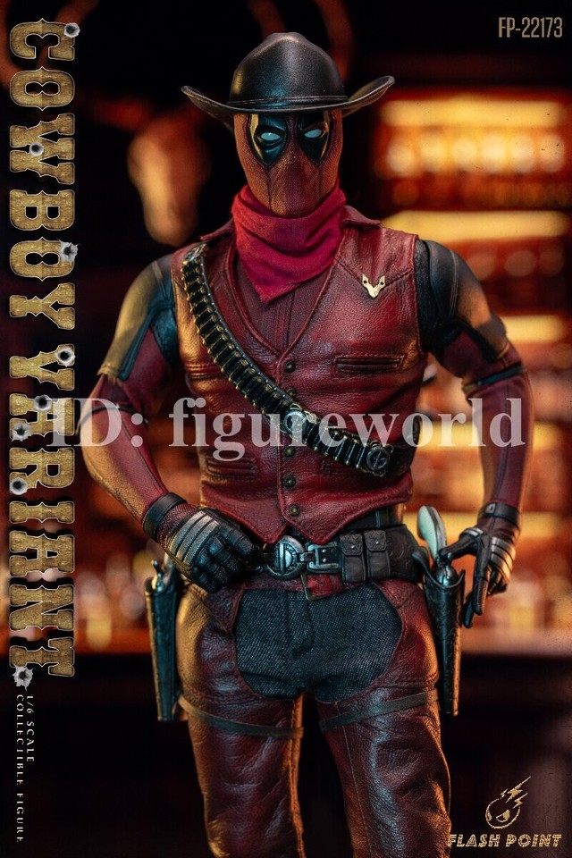 Pre-order Flashpoint Studio FP-22173 1/6 Cowboy Deadpool Action Figure ...