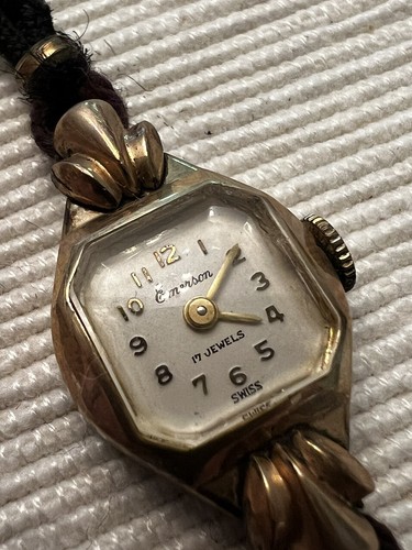 Vintage Emerson 17 Jewels Swiss Wristwatch * Womens Watch | eBay