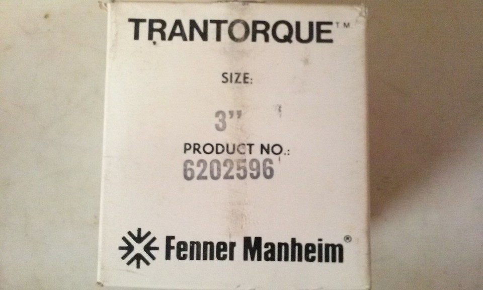 Trantorque 6202596 3" keyless bushing, made in USA Fenner Manheim | eBay