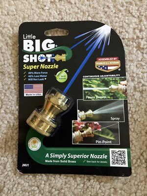 Little Big Shot Brass Super Nozzle -Power Sweep/Spray/Pin Point | eBay