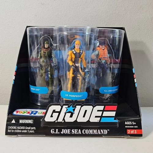 GI Joe Sea Command 3-Pack (Deep Six, Lt.Topedo & Cutter) Toys R Us ...