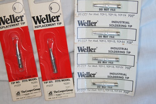 3--Weller PTCC7 Soldering Tip for TCP/TC201 Series NOS Genuine Free ...