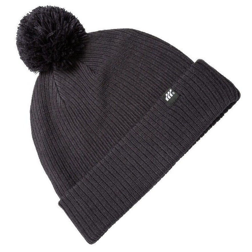 Boxfresh Mens Abactor Caviar Charcoal Ribbed Beanie Hat BNWT Slouch ...