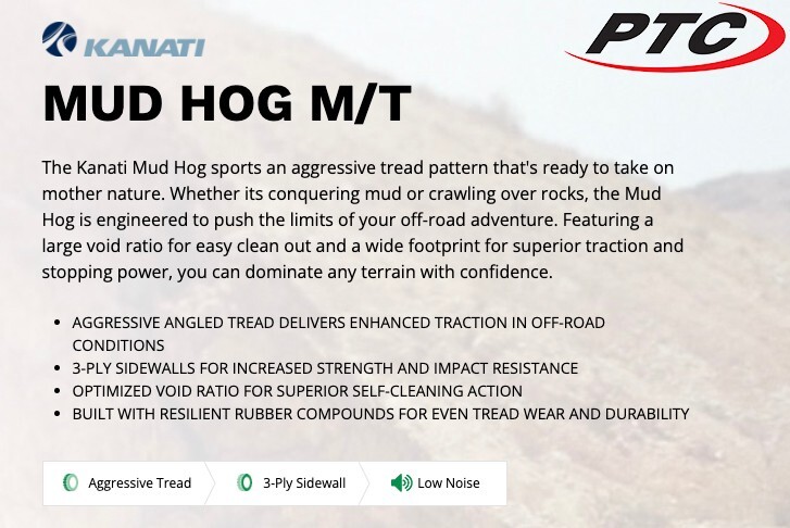 4 NEW 285/70R17 Kanati Mud Hog M/T Mud Tires MT 285 70 17 R17 2857017 ...