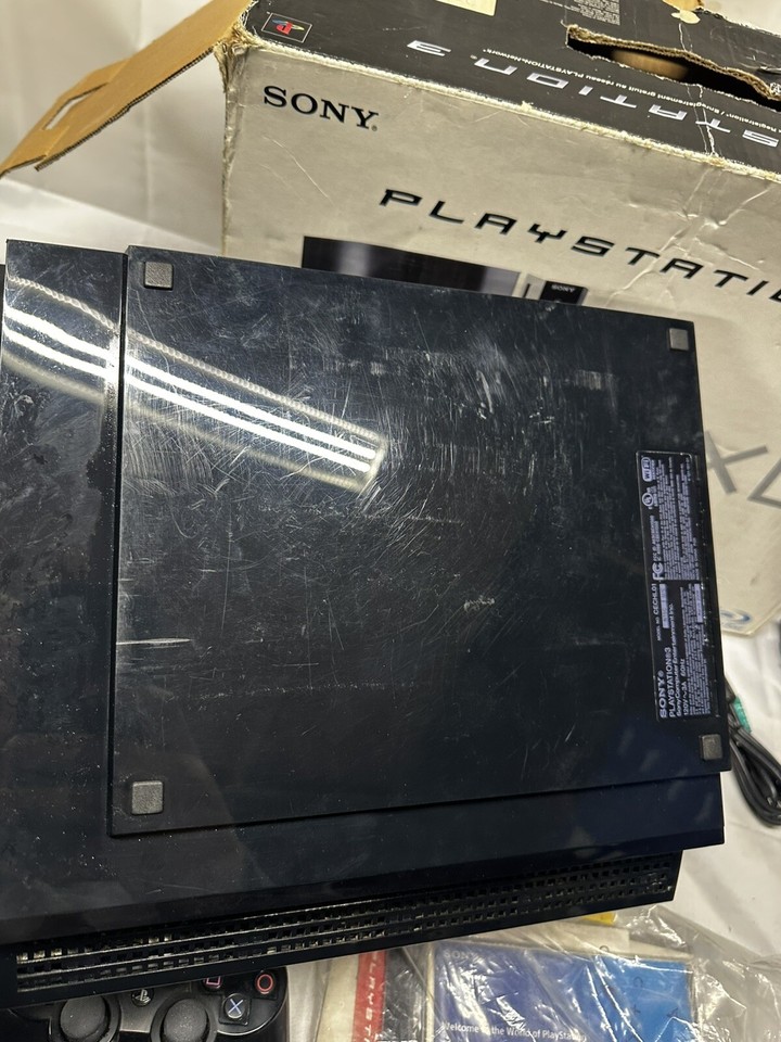 Playstation 3 PS3 Console Complete Inbox W/ Cords & Controller CECHL01 ...
