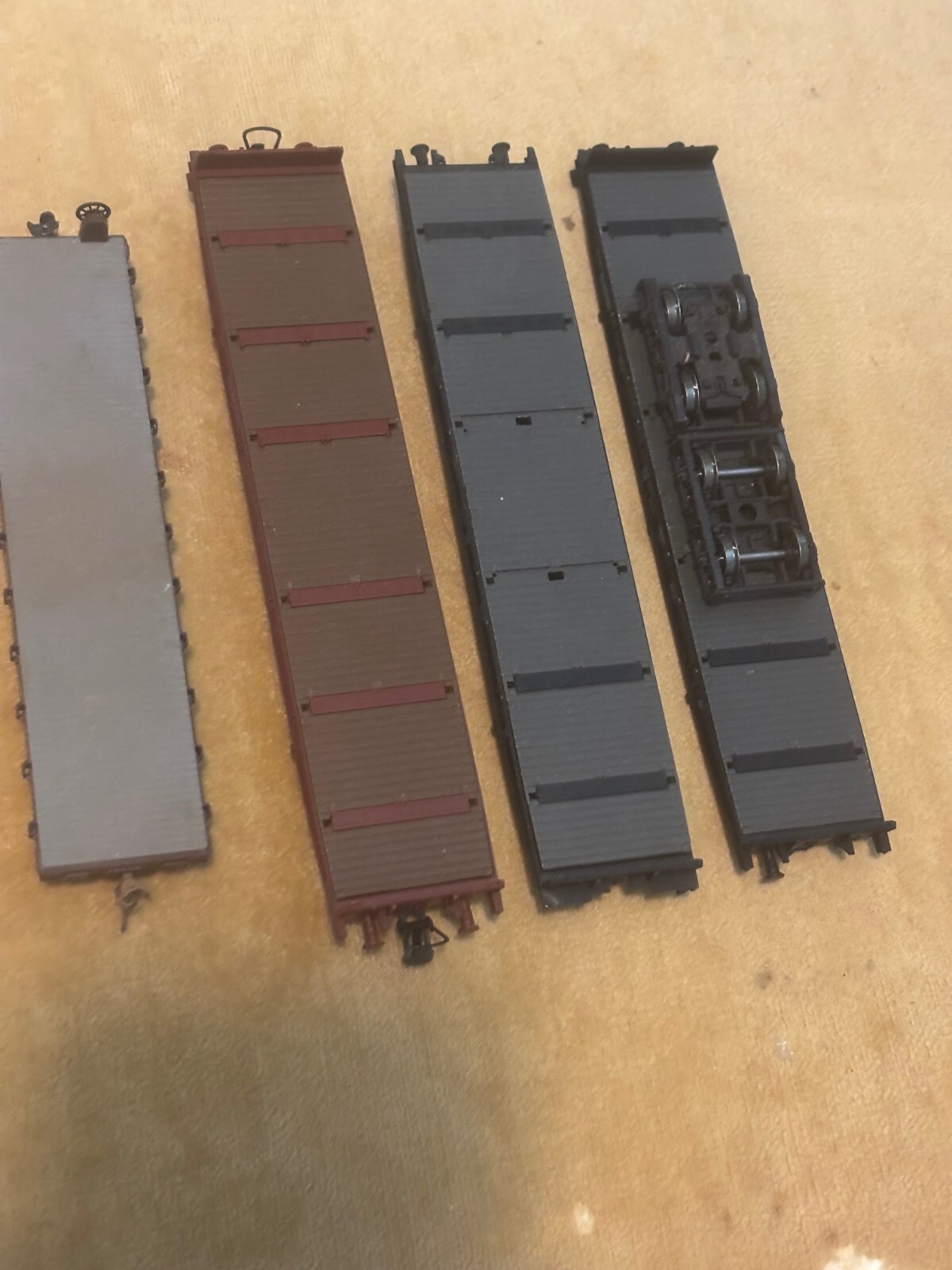 roco minitnks special flat car set of four used as is HO scale | eBay