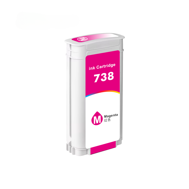 high quality 738 ink cartridge for HP DesignJet T850 printer 4color/set ...