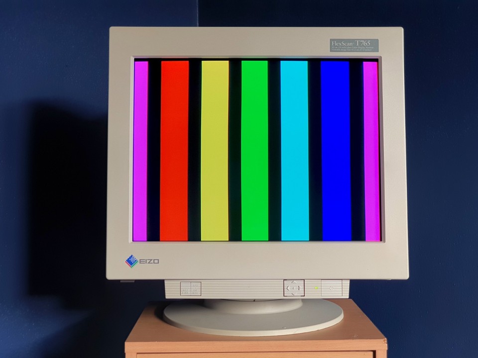 19" EIZO T765 FD Trinitron | High-End CRT Monitor | 5BNC | Japan | 8.4k ...