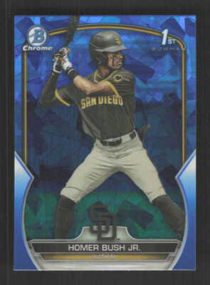 Homer Bush Jr. 2023 Bowman Draft Sapphire Edition San Diego Padres #BDC ...