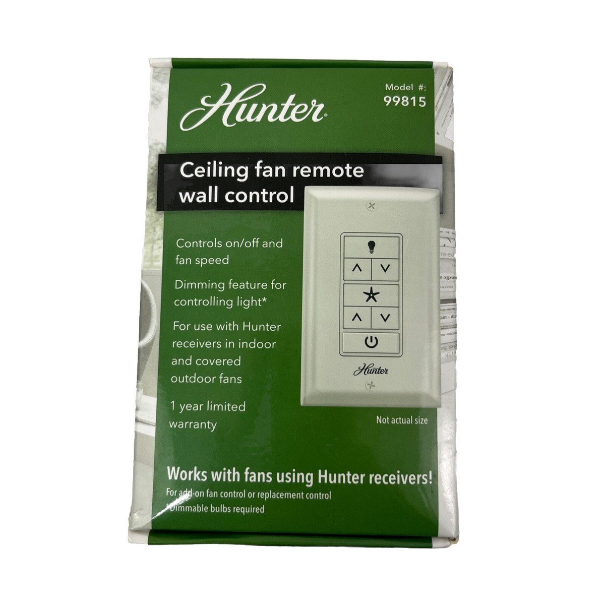 Hunter Ceiling Fan Wall Control