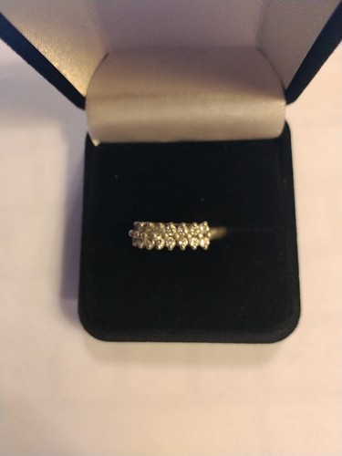 #825 sterling silver women's ring with cz's size 9.75 branded 925 | eBay