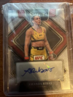 2022 Panini Select UFC Amanda Ribas Auto Autograph #SG-ARB Flyweight | eBay