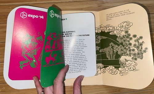 Spokane WA Worlds Fair & Expo Republic CHINA PAVILION Brochure Booklet ...