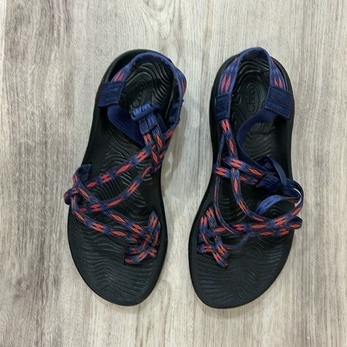 Chaco Z Volv x2 blue and orange sandal women size 9 | eBay