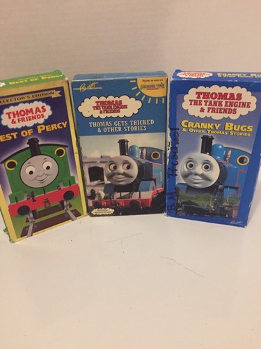 Lot Of 3 Thomas & Friends Thomas the Tank Engine Thomas the Train VHS ...