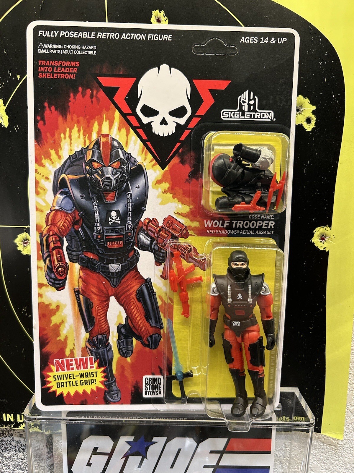 Roboskull MK II Red Shadows Carded MOC Wolf Trooper Skeletron Action ...