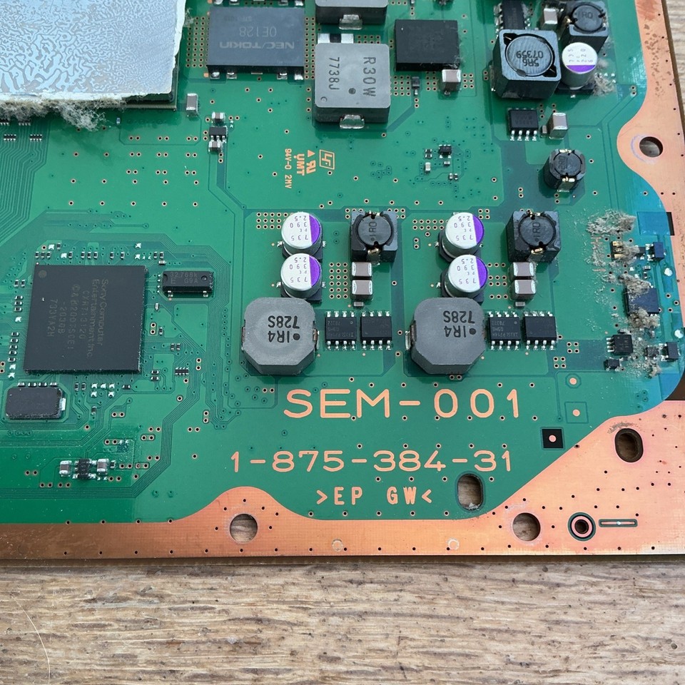 Genuine Sony PlayStation 3 PS3 Motherboard. CECH-G03. SEM-001. F/w 4.80 ...