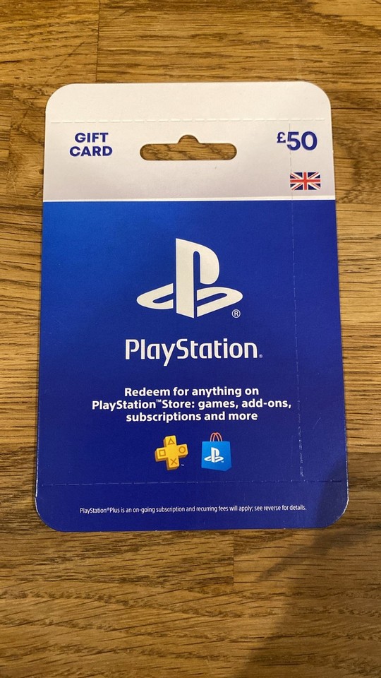 £50 PlayStation Store Gift Card | PSN UK Account | PS5/PS4 Download ...