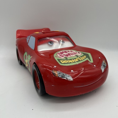 Pixar Disney CARS Smell Swell Lightning McQueen 14" Large Moving Eyes ...