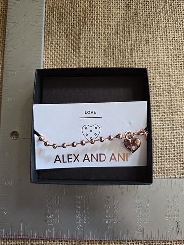 Alex And Ani - Heart Ball Chain Adjustable Bracelet | eBay