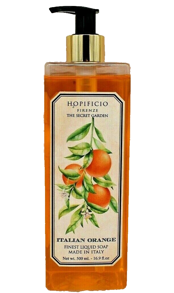 HOPIFICIO Firenze The Secret Garden Italian Orange Finest Liquid Soap ...