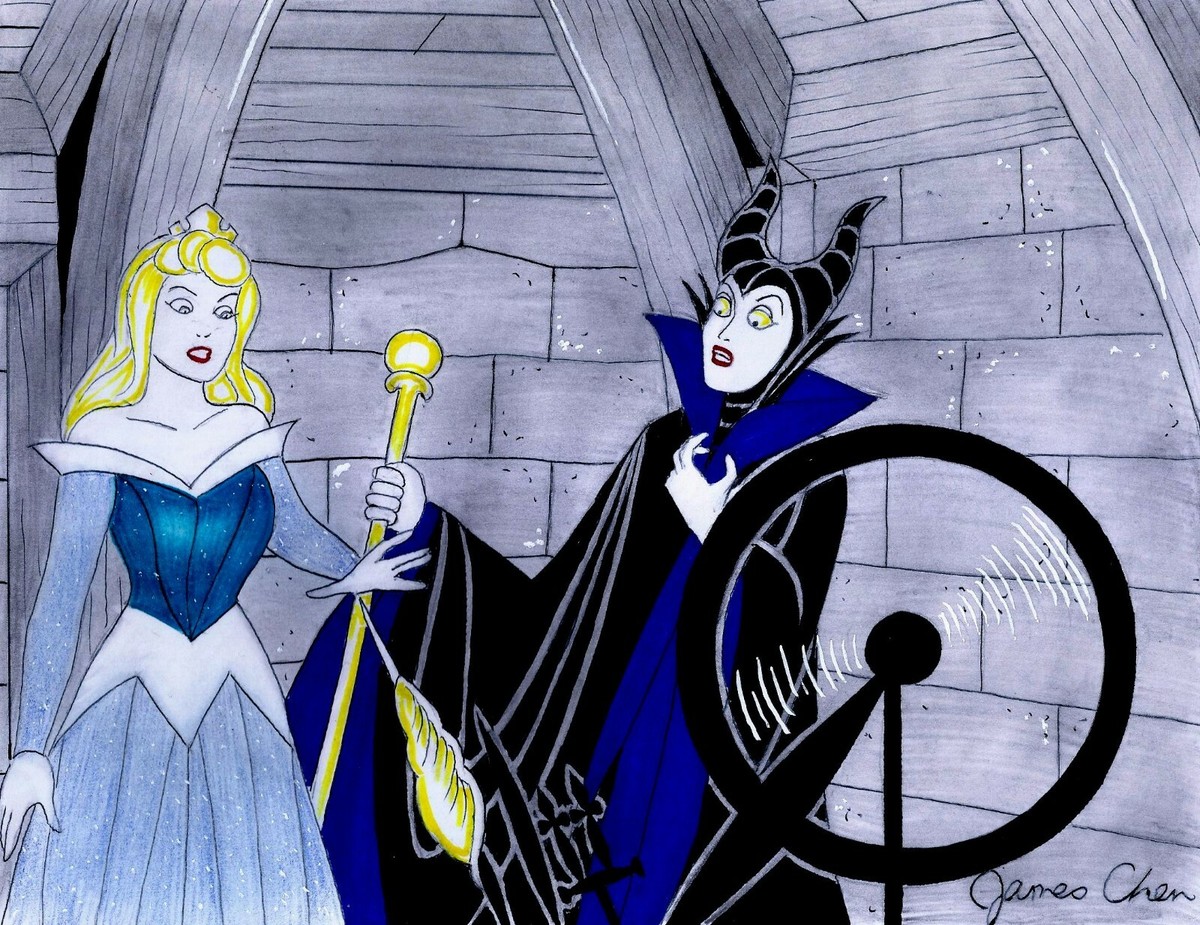Princess Aurora Drawing Colored